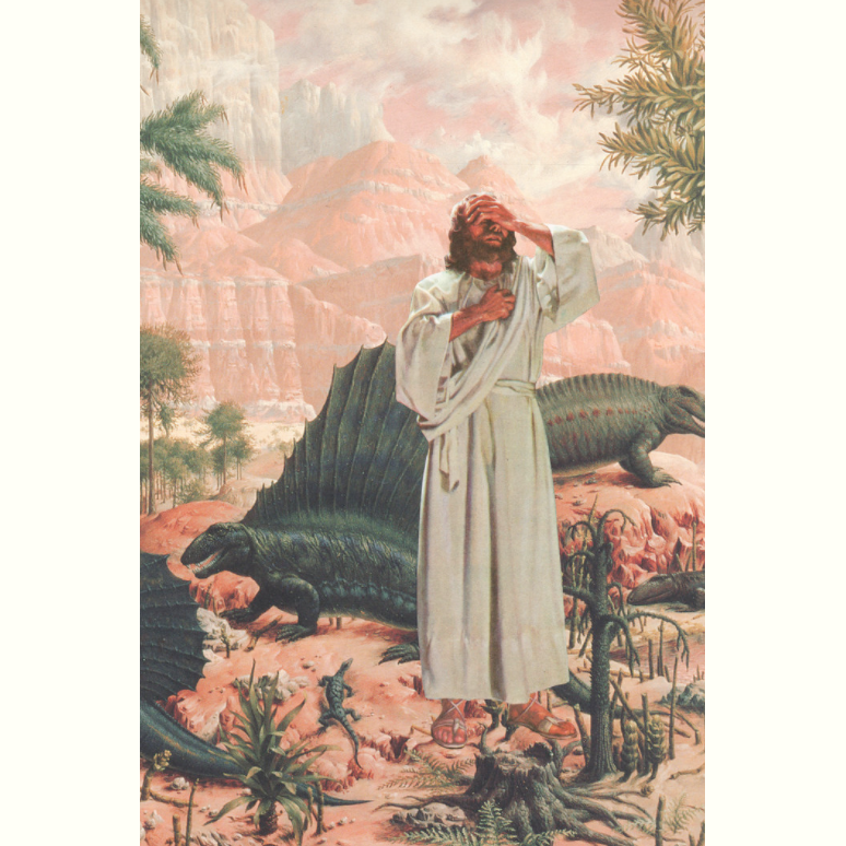 Jesus and Dinosaurs Print | Slice - Shop, Gallery, Club & Studios